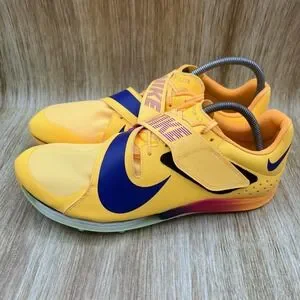 Nike | Shoes | Nike Air Zoom Lj Elite Mens Size 25 Citron Pulse Track ...